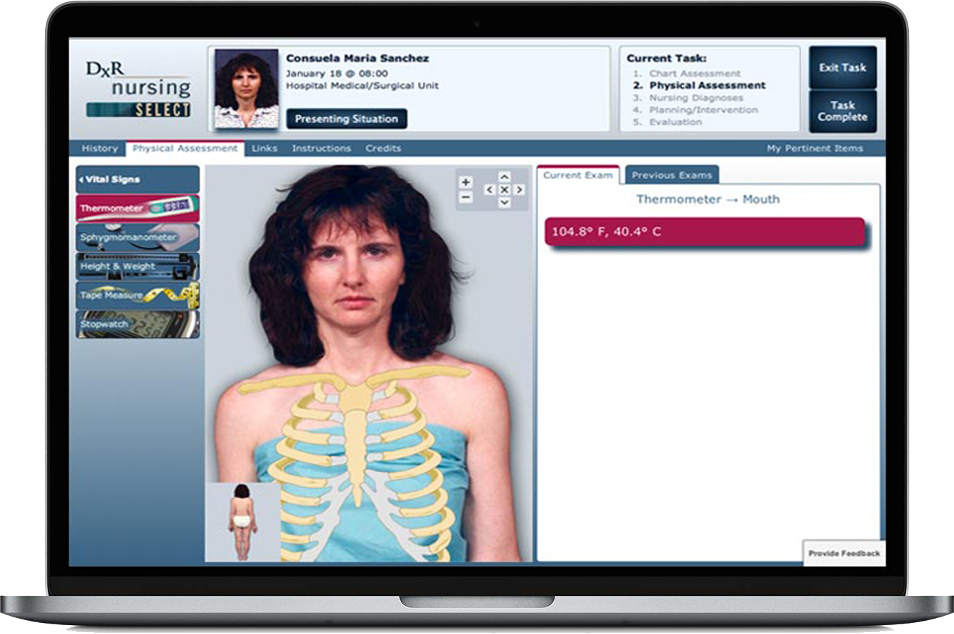 DxR Nursing Virtual Patient
